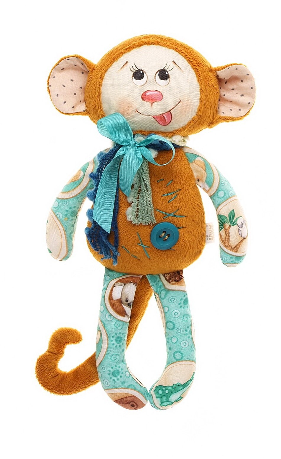 PDF Monkey sewing pattern & tutorial Monkey plush animal | Etsy