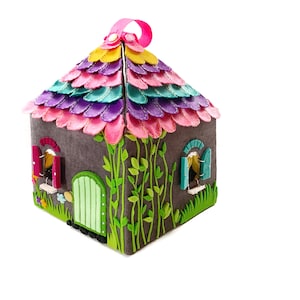 Felt House Sewing Pattern Fairy Felt Play House DIY Sewing Pattern ...