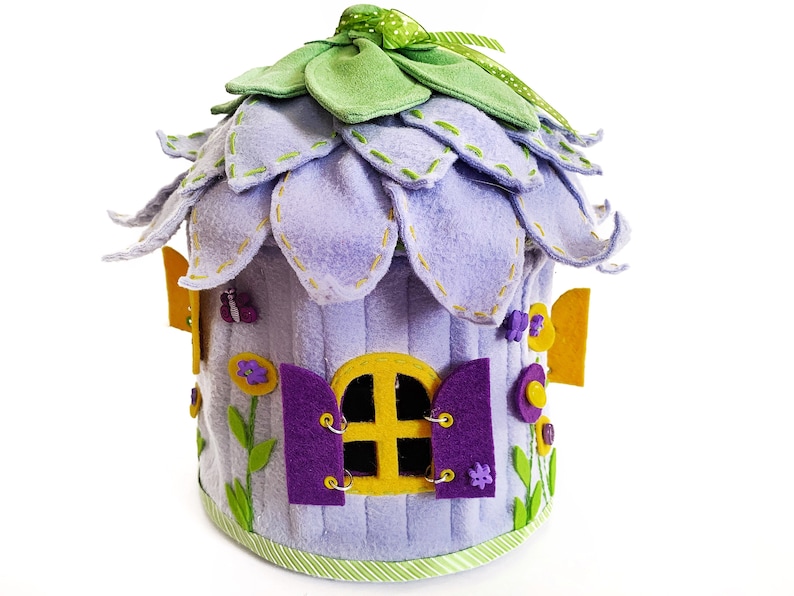 Fairy House Pattern Felt House Sewing Pattern Sensory Toys | Etsy