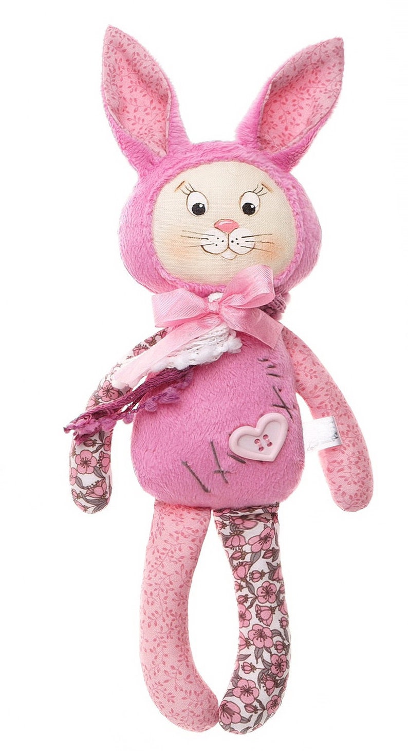 PDF Bunny Pattern Rabbit Doll Sewing Pattern Stuffed Animal - Etsy