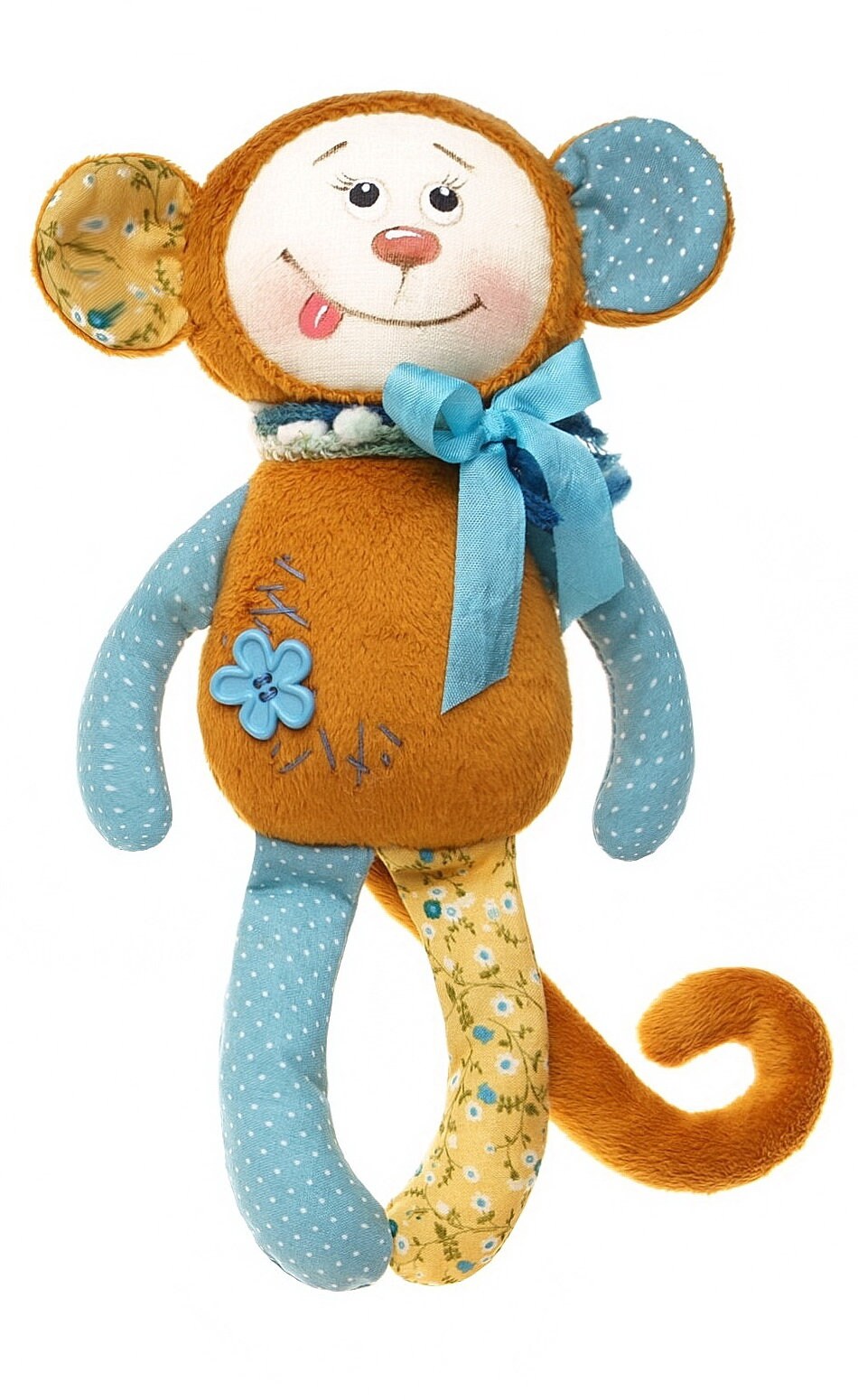 PDF Monkey sewing pattern & tutorial Monkey plush animal | Etsy