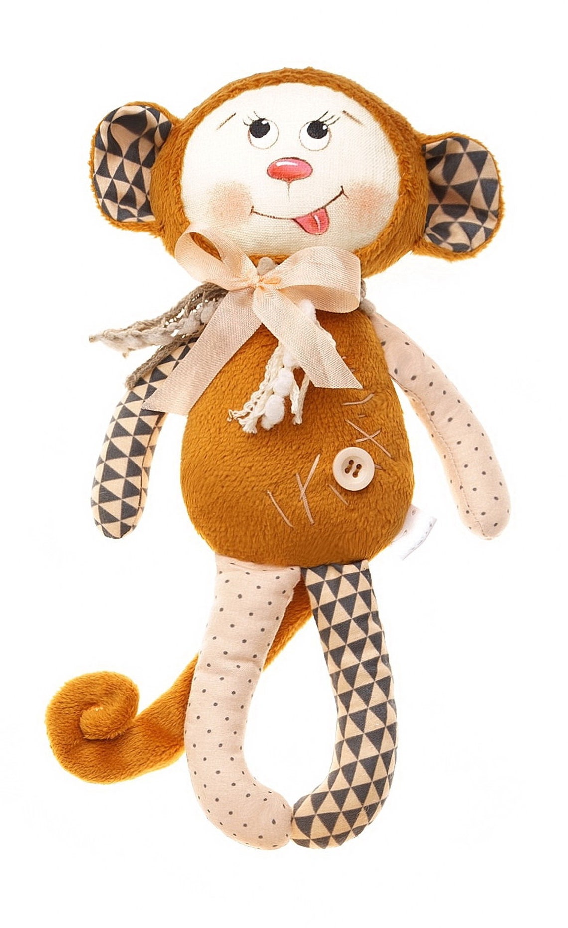 PDF Monkey Sewing Pattern & Tutorial Monkey Plush Animal - Etsy