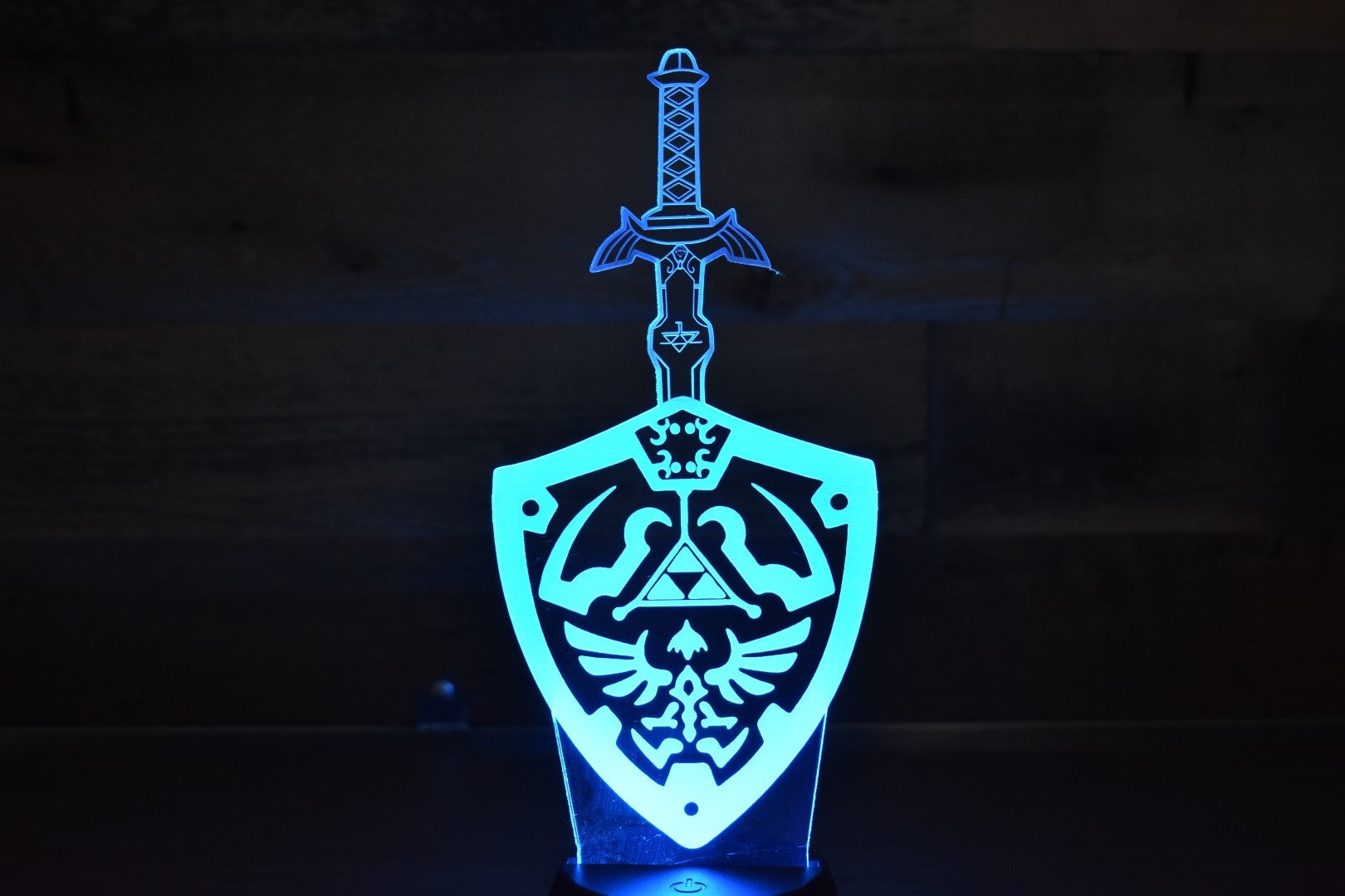 Zelda Master Sword and Shield LED sign perfect as a gift for a | Etsy
