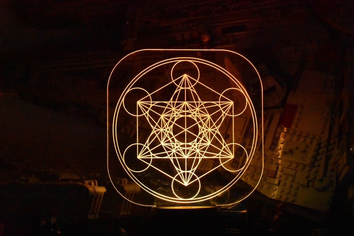 Metatron's Cube LED Sign Perfect as a Gift. - Etsy