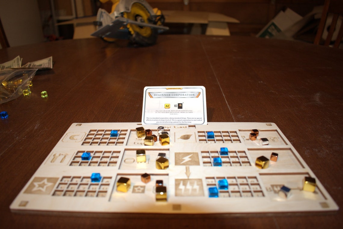 Terraforming Mars Custom Player Board Perfect as a Gift for a Board ...