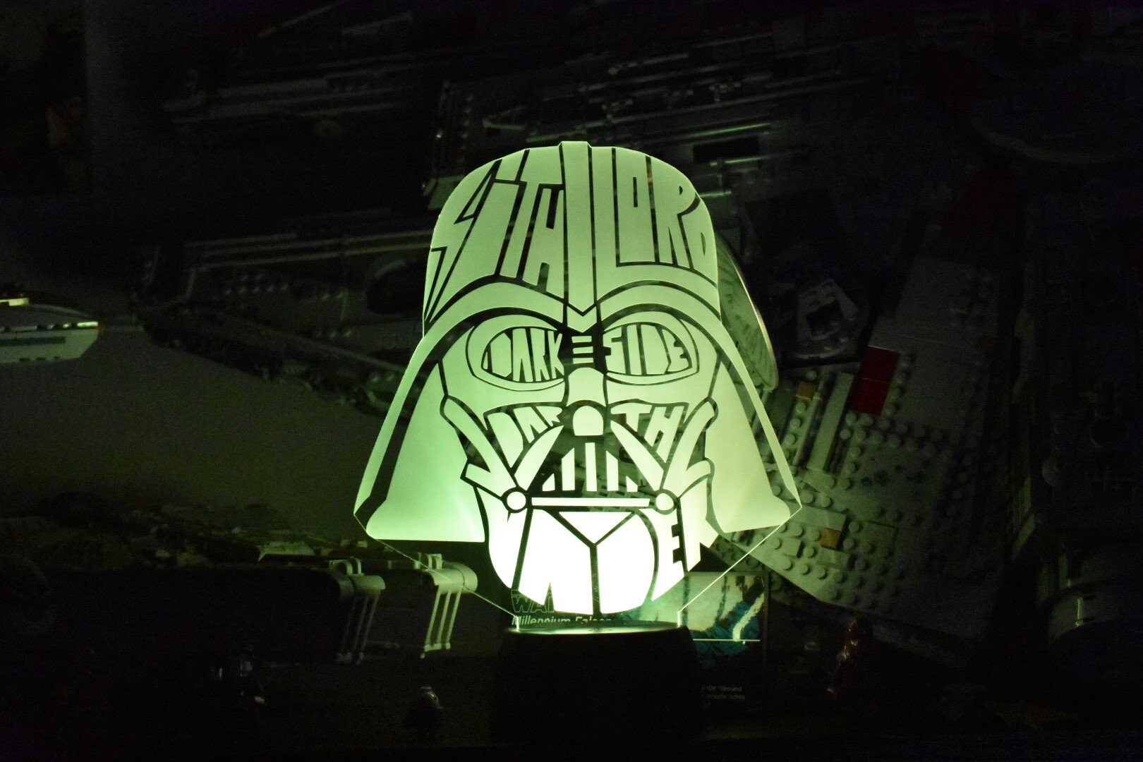 Darth Vader Word Cloud LED Sign Perfect as a Gift for a Board - Etsy ...