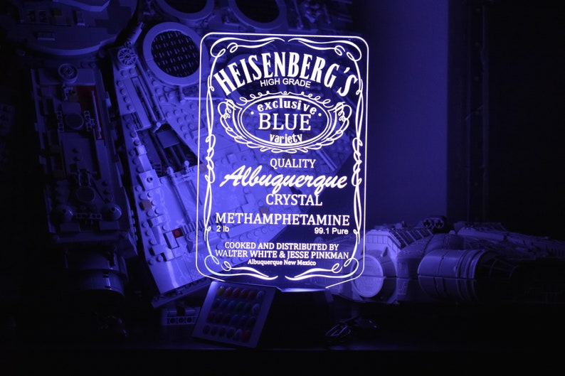Heisenberg's Blue Meth LED Sign Perfect as a Gift for Your - Etsy