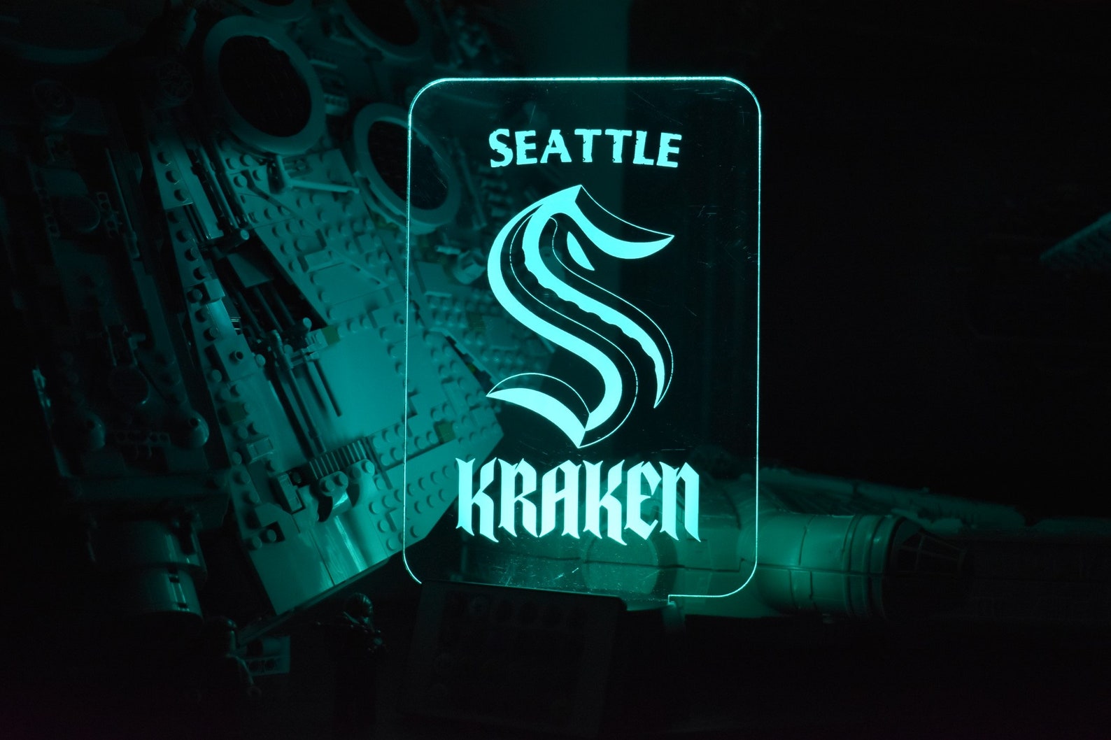 Seattle Kraken LED Sign Perfect as a Gift for Your Krakhead - Etsy