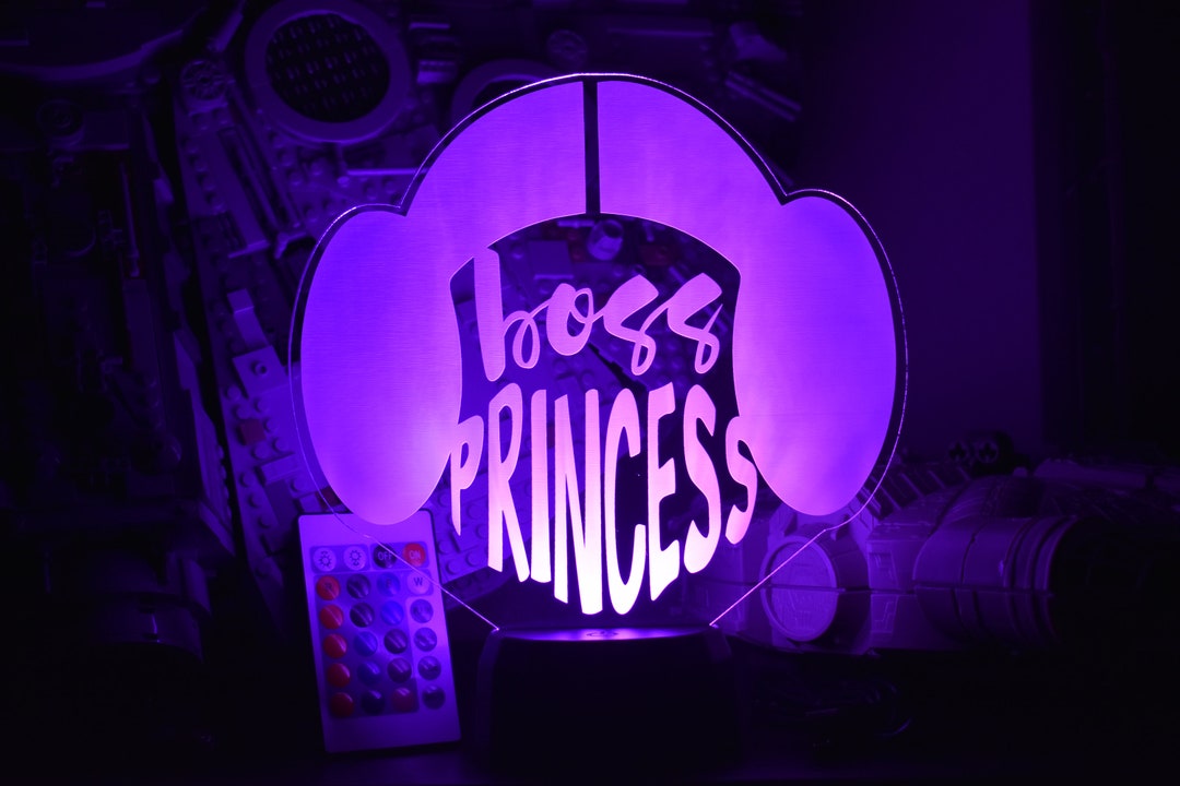 Boss Princess LED Sign Perfect as a Gift for a Board Game - Etsy