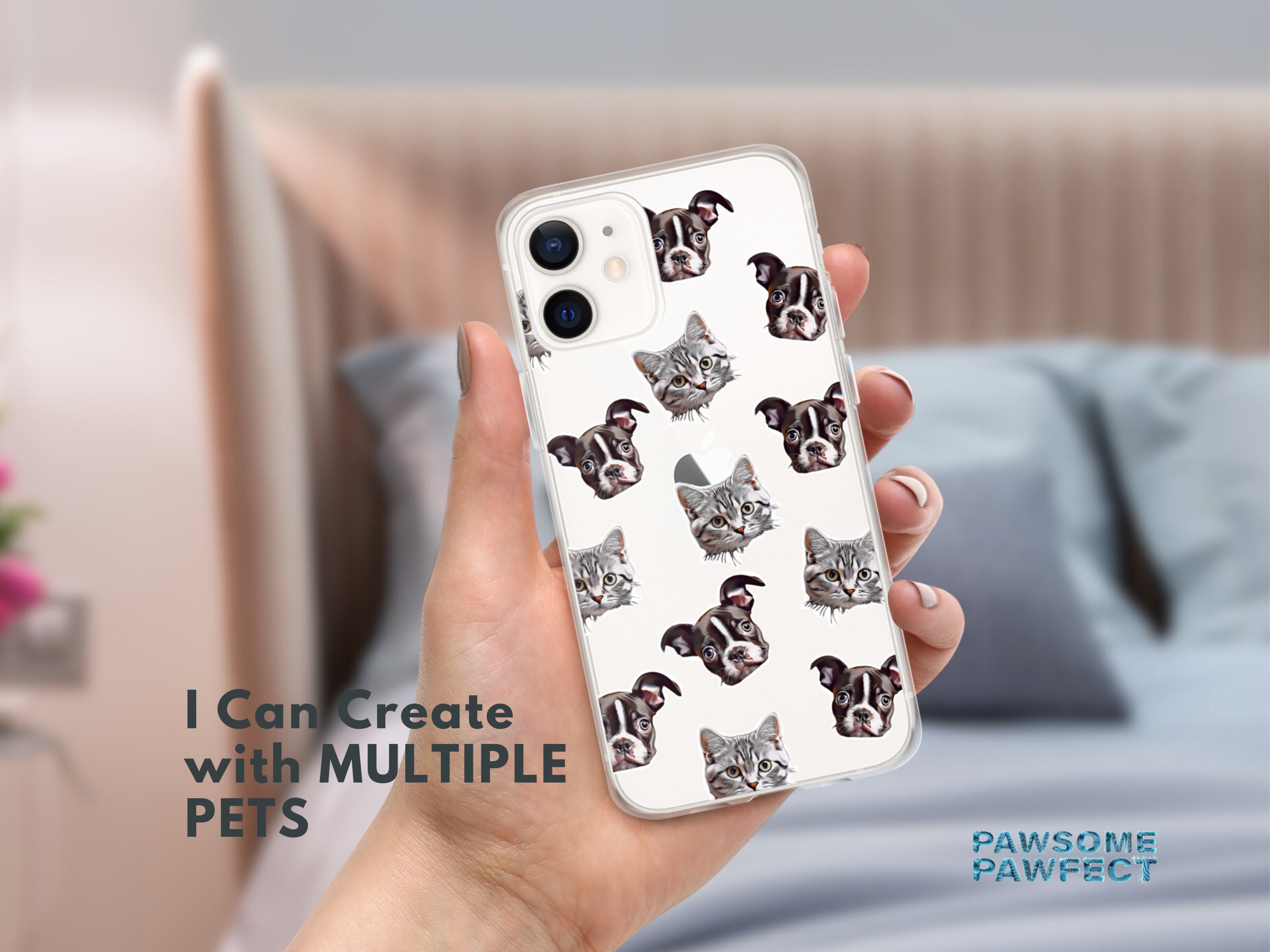 Custom Pet Phone Case Using Pet Photo + Name Custom Dog Phone Case ...
