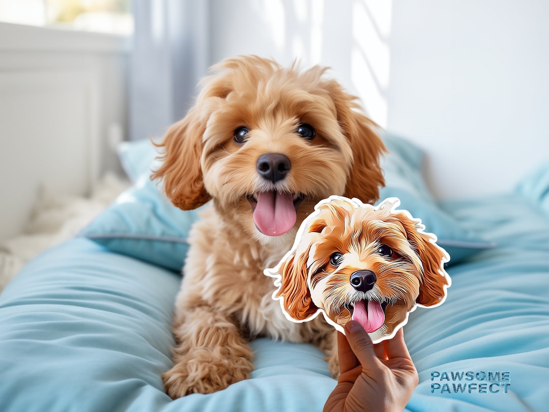 Custom Pet Sticker Using Your Pet Photo Custom Dog Sticker Custom Cat ...