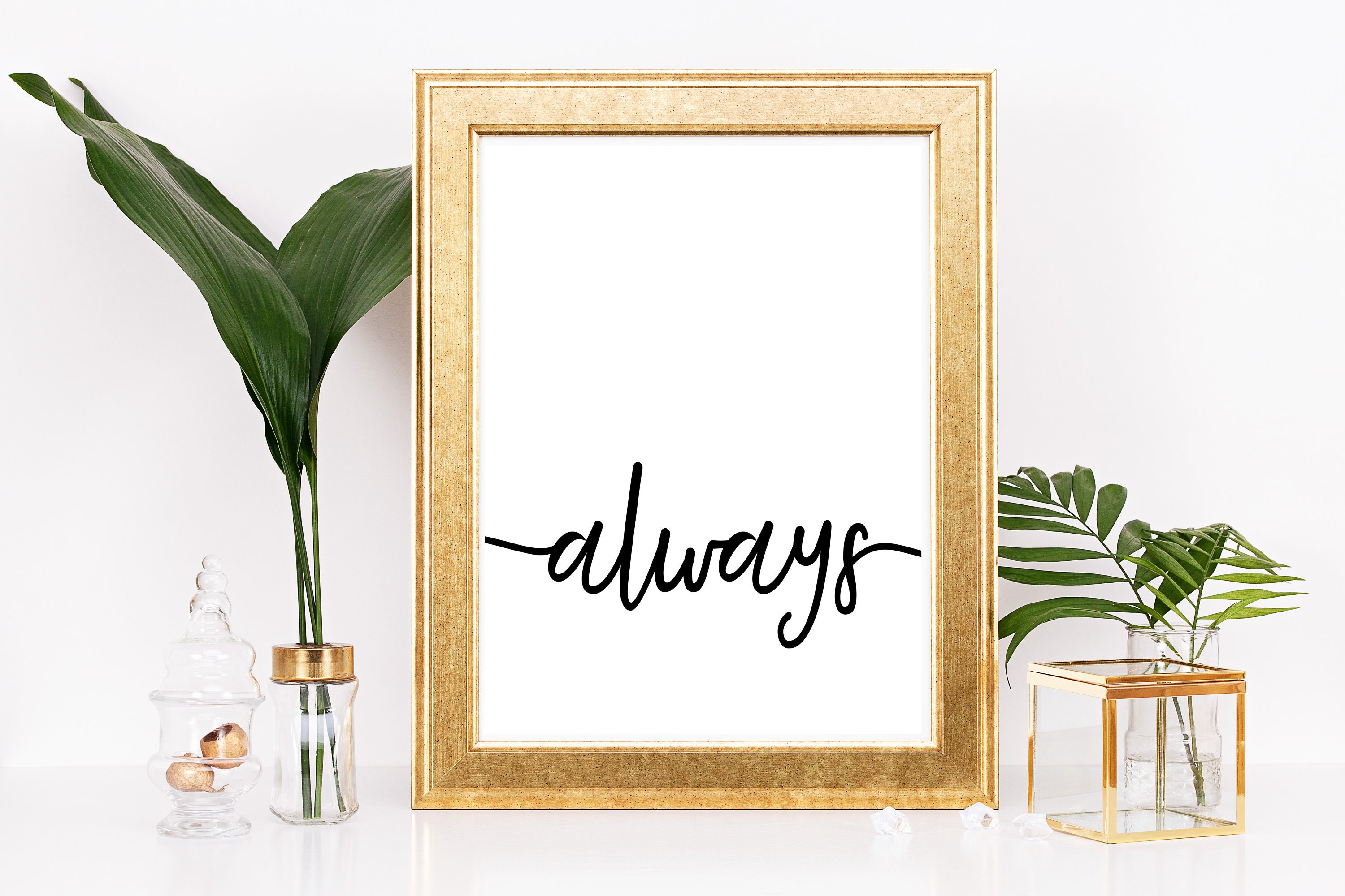 After All This Time Always Typography Print Printable, Set of 2 Posters ...