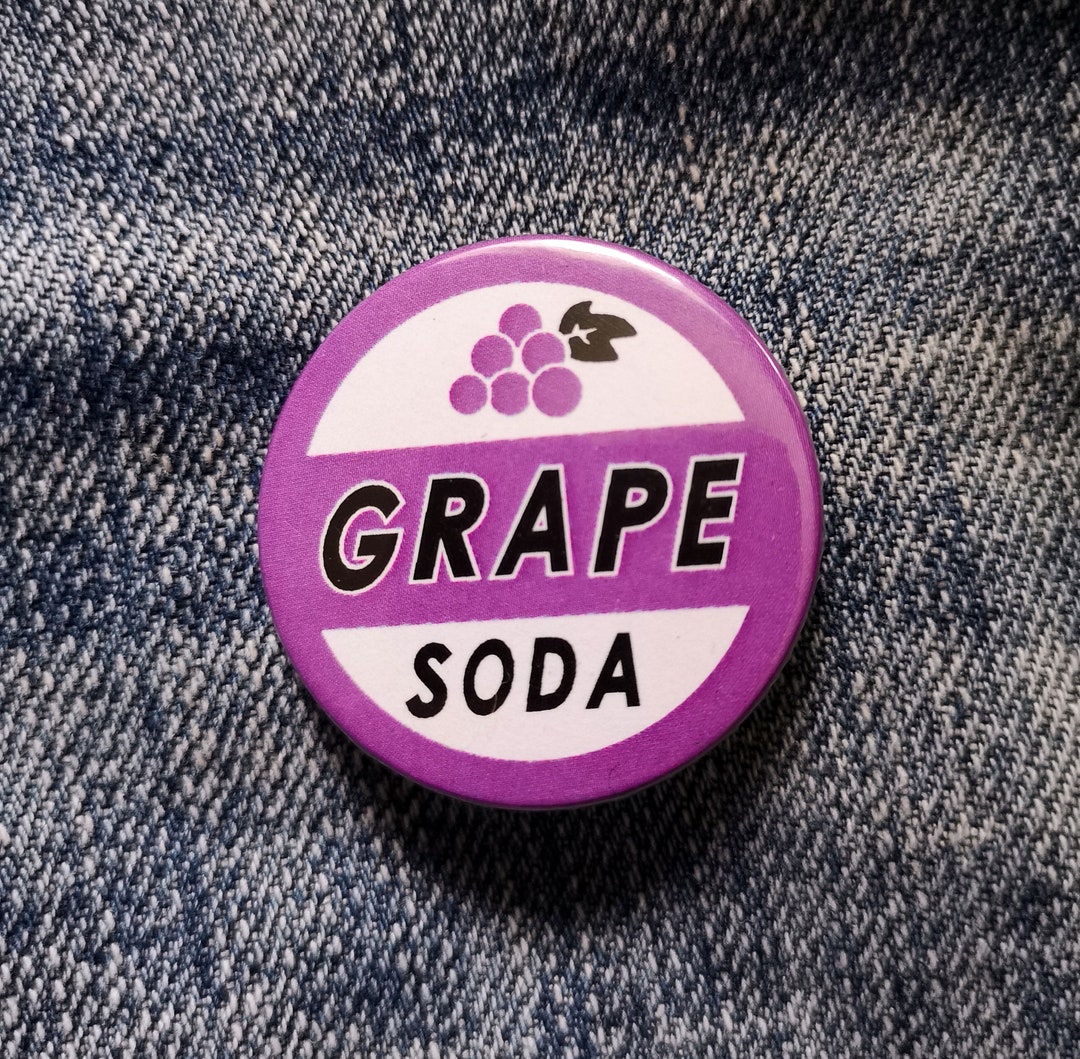 Grape Soda Pin Button Badge Disney up 38mm - Etsy