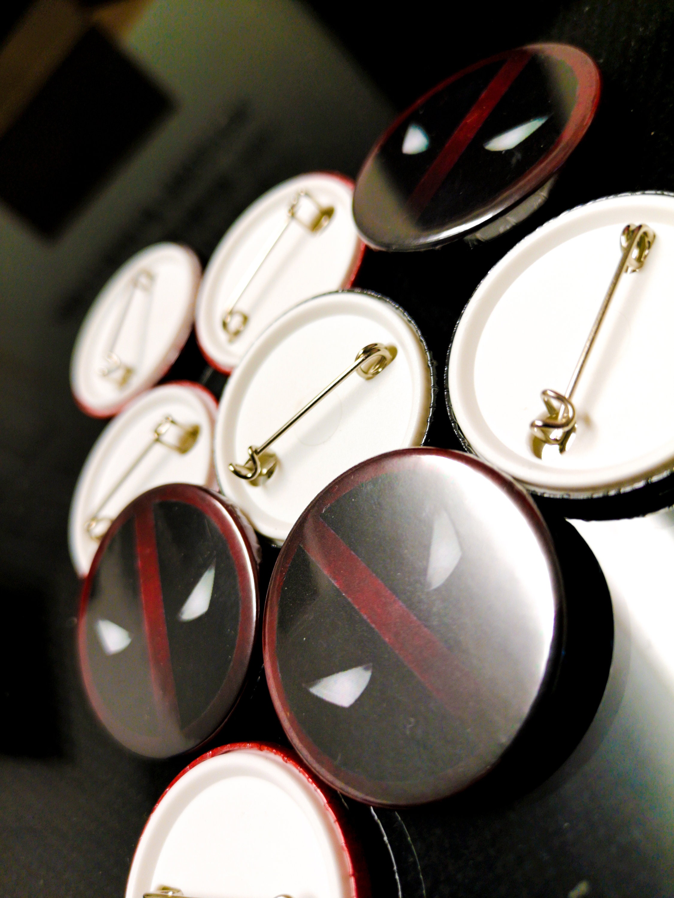 Deadpool Badge Logo Pin Button 38mm | Etsy