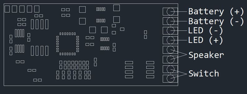 Lightsaber Soundboard Module Sabercore Viridian and Crimson | Etsy