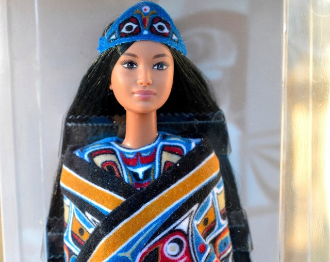 Northwest Coast Native American Barbie, Dolls of the World, 1999 Mattel ...