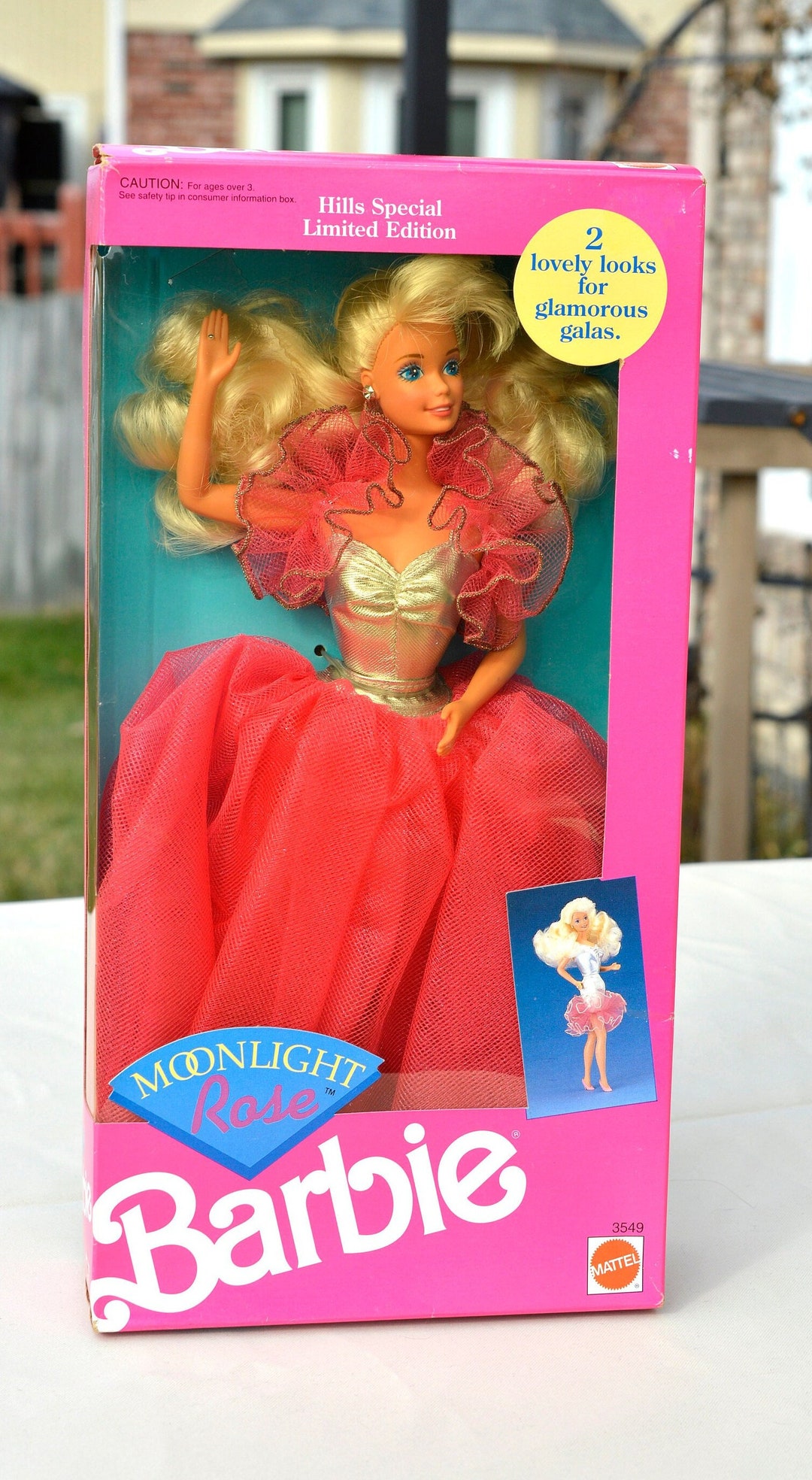 Barbie Moonlight Rose Doll, Hills Special Limited Edition 1991, #3549 ...