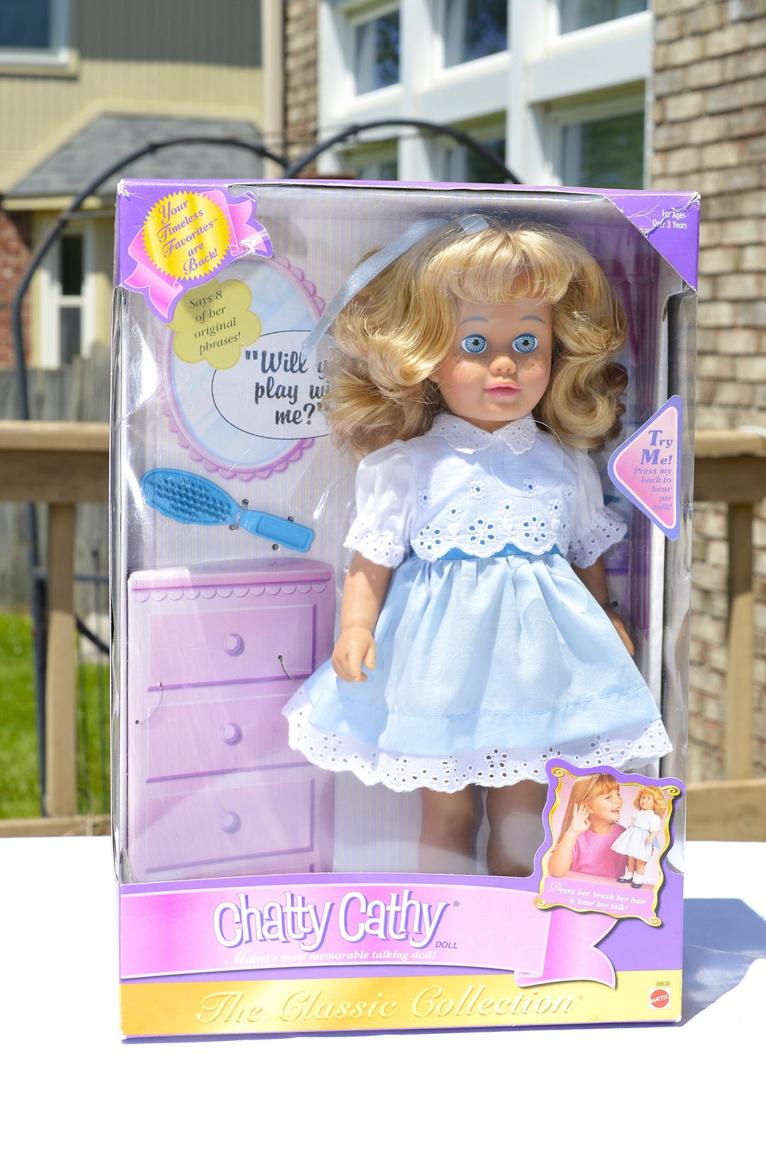 Chatty Cathy Talking Doll, Classic Collection 2001 Mattel Reproduction ...