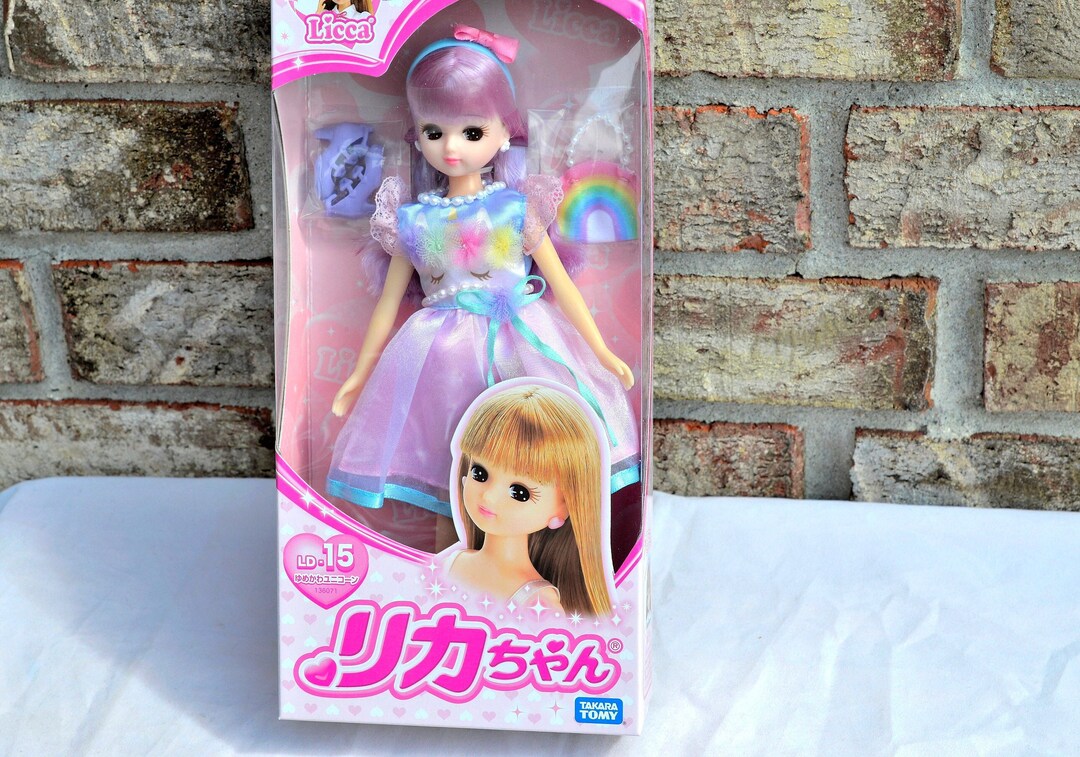 Takara Licca-chan Unicorn Doll, Purple Hair NEW Sealed Box, Japan Import, Jenny Friend, USA ...