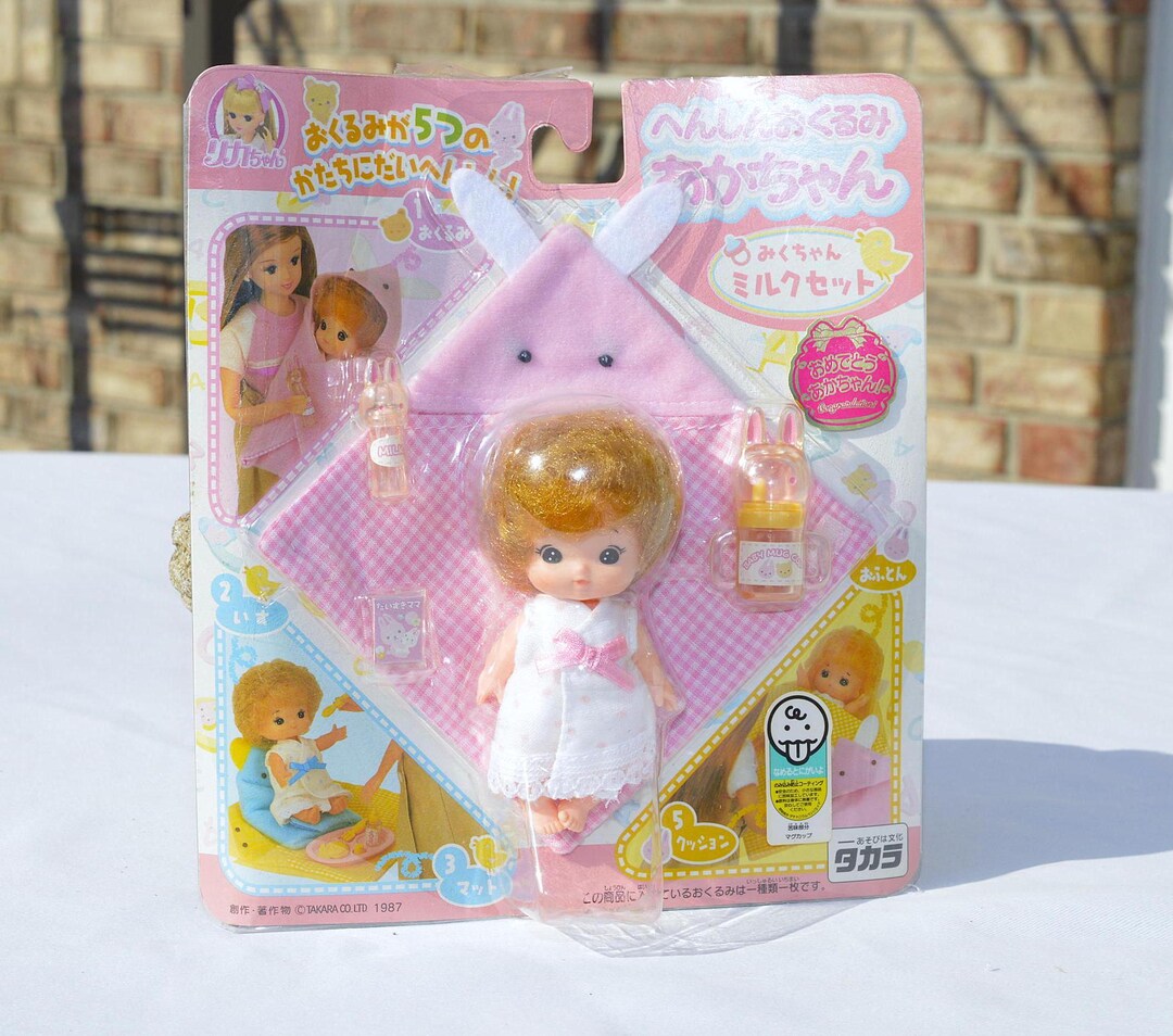 Takara Miku-chan Milk Set & Doll, Licca Triplet Baby, Transformable ...