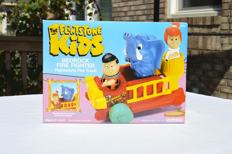 The Flintstone Kids, Bedrock Fire Fighter, Prehistoric Fire Truck ...