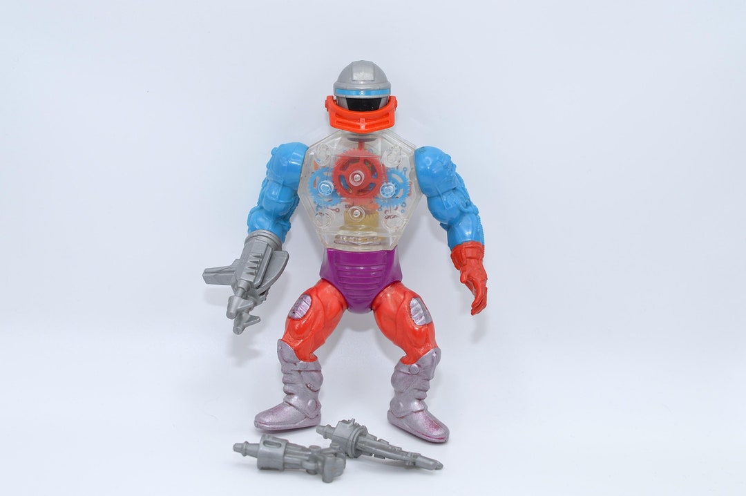 1985 He-man ROBOTO Masters of the Universe, 6" Action Figure, MOTU ...
