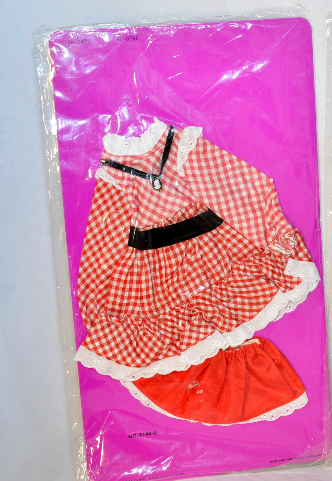 Ideal Velvet Doll, Checker Check Outfit #8144-8, NRFP 1972, 16" Doll ...
