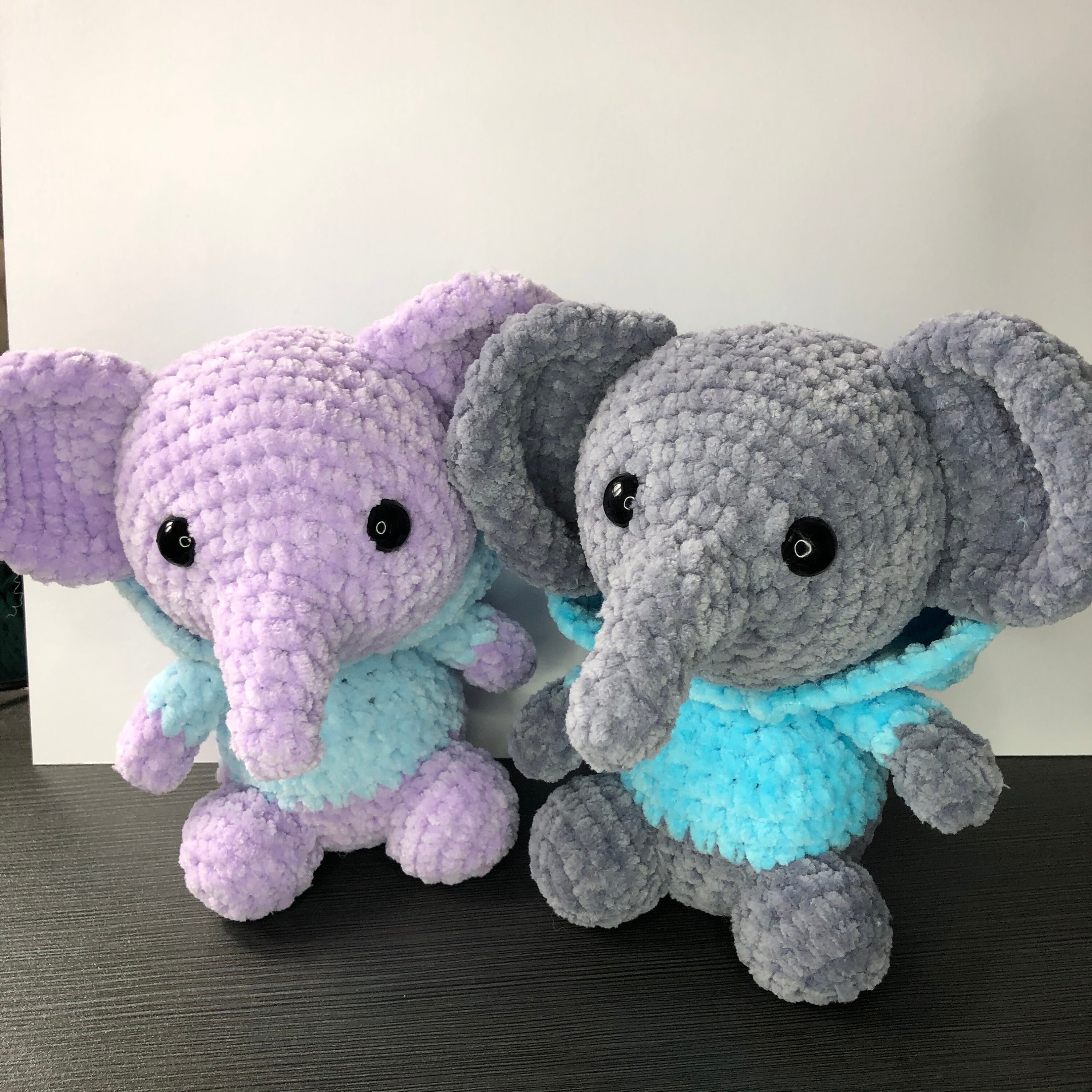 Pattern Elephant With Removable Hood (gangsta Elephant) - PDF, Crochet ...