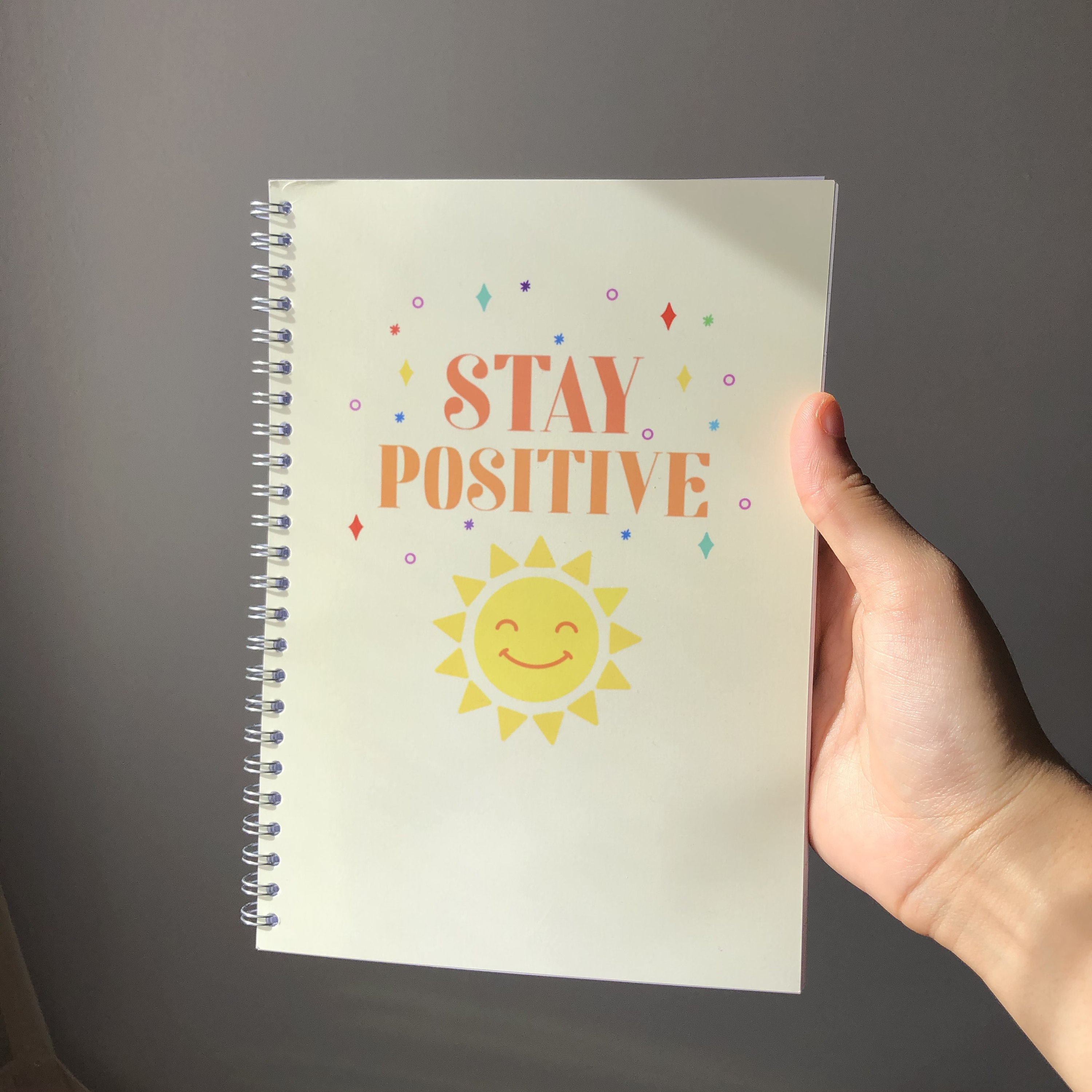 Stay Positive Notebook A5 Positivity Notebook Mental Health - Etsy UK
