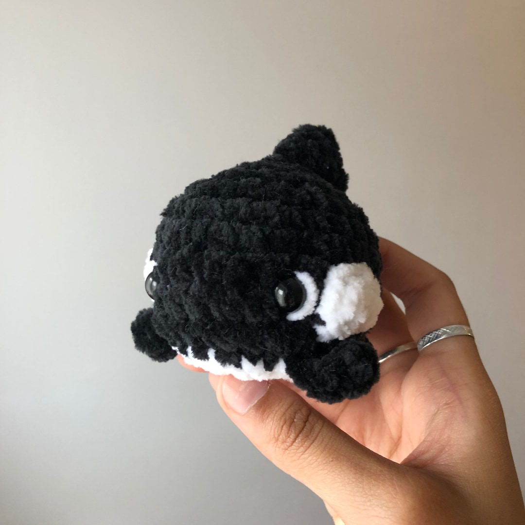 Orca Worry Whale, Stress Ball Buddy, Handmade Whale Stress Ball ...