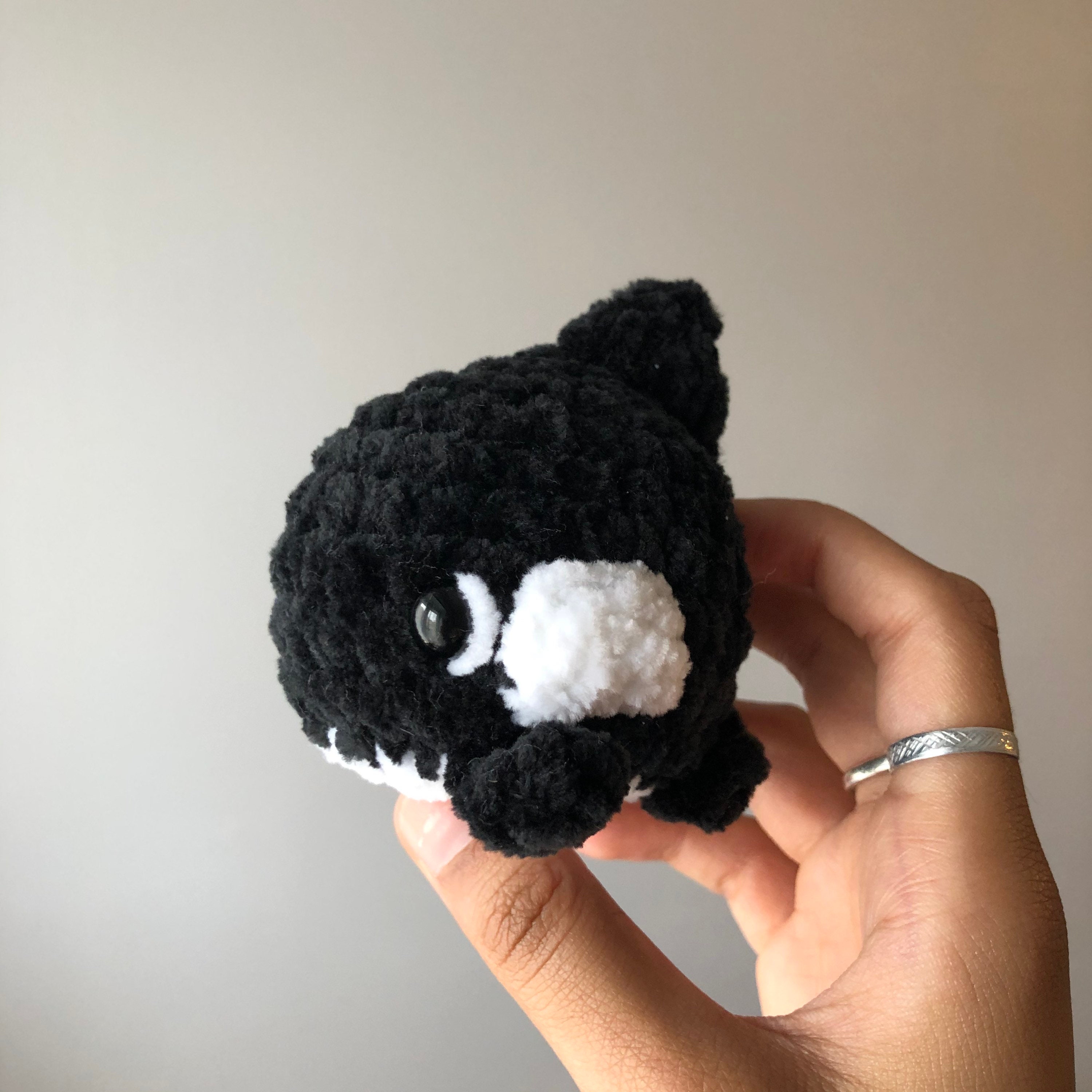 Orca Worry Whale, Stress Ball Buddy, Handmade Whale Stress Ball ...