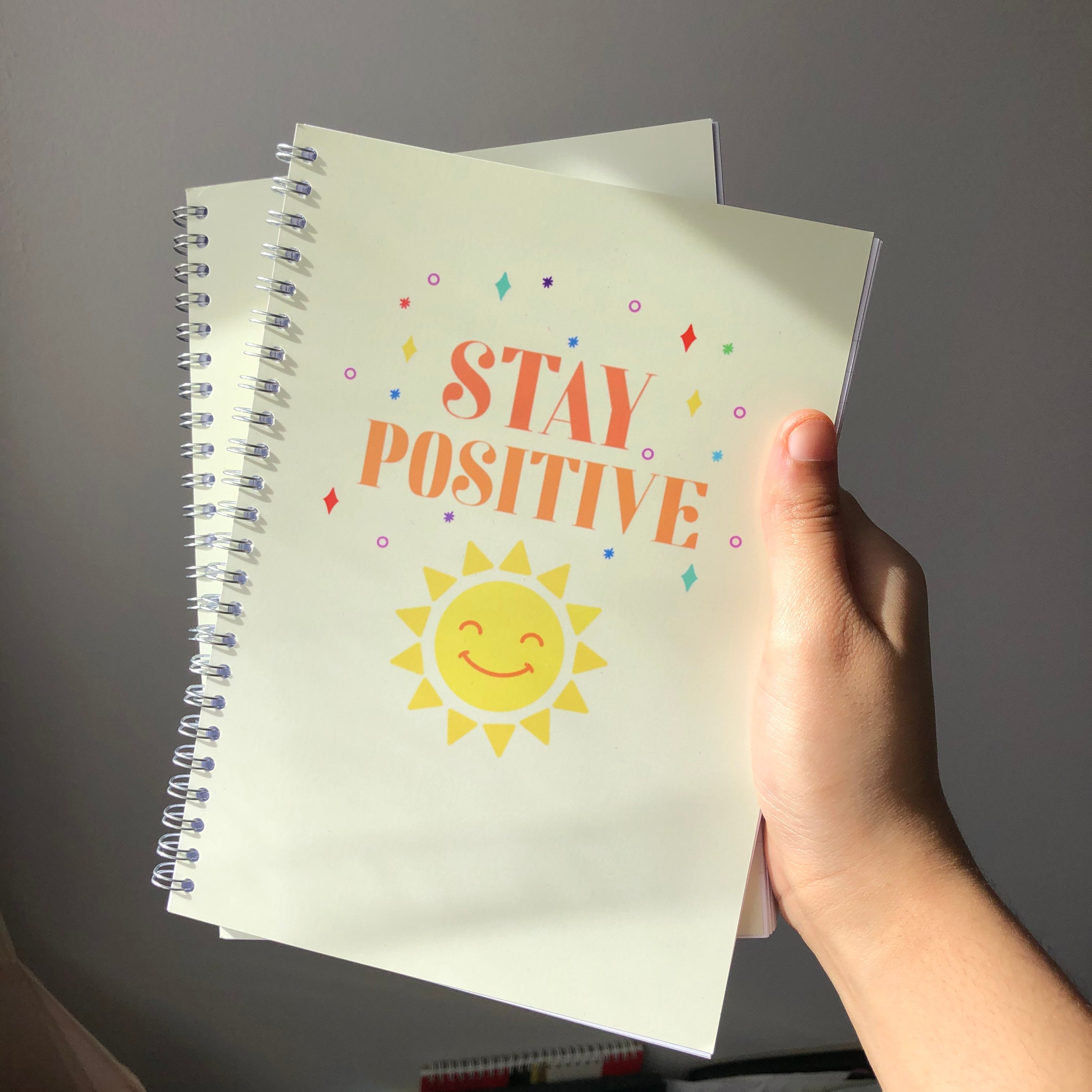 Stationary bundle positive notebook school notebook | Etsy