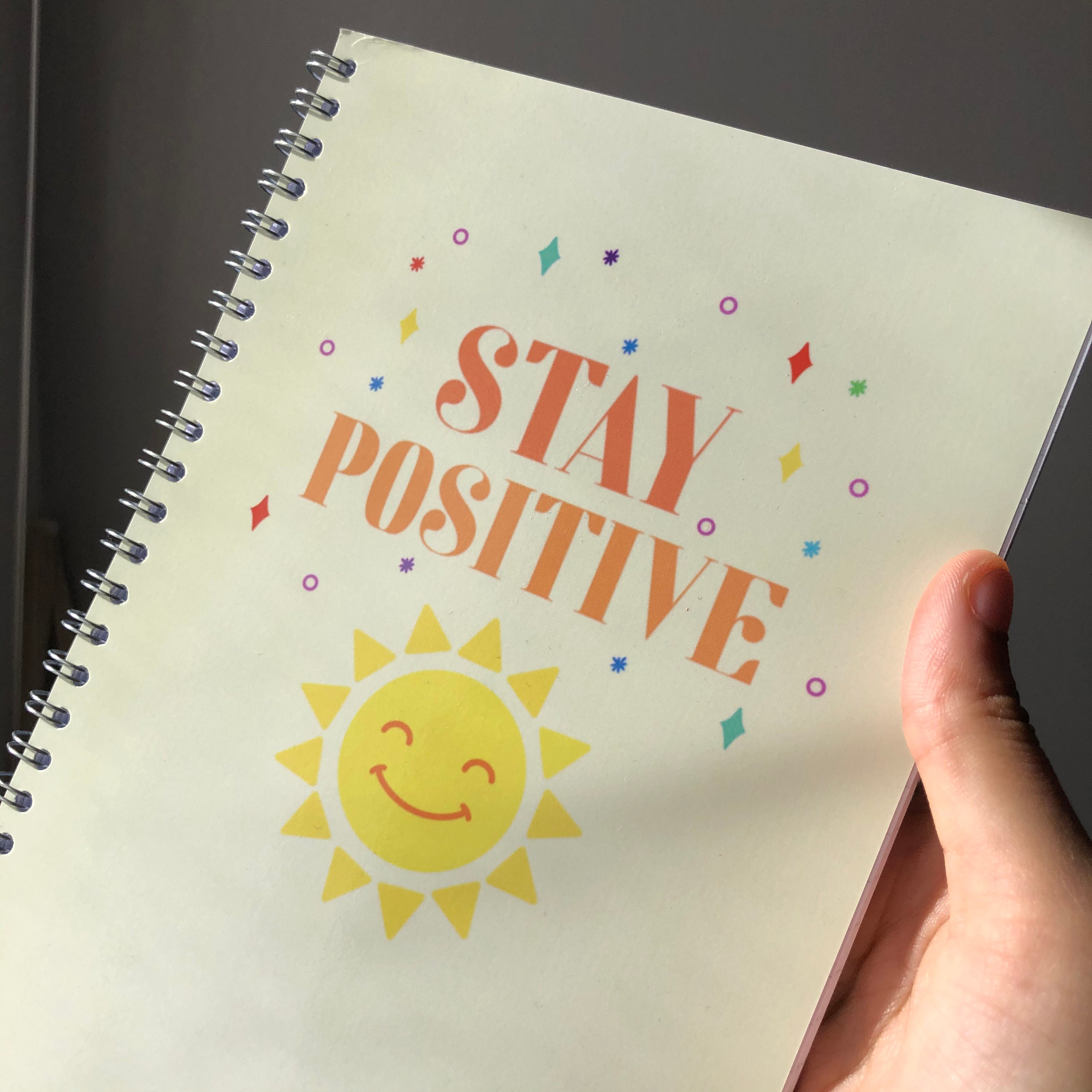 Stay Positive Notebook A5 Positivity Notebook Mental Health - Etsy