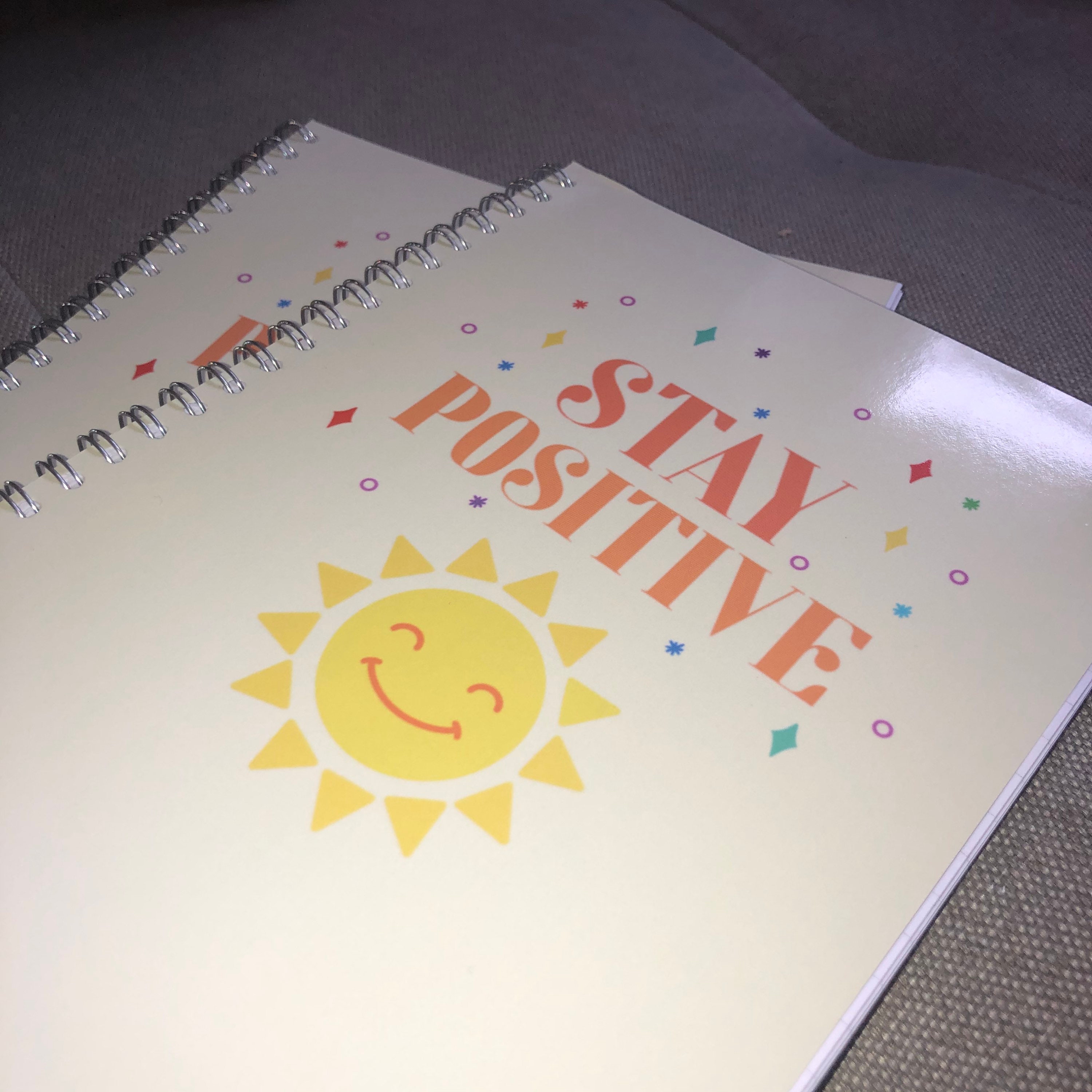 Stay Positive Notebook A5 Positivity Notebook Mental Health - Etsy