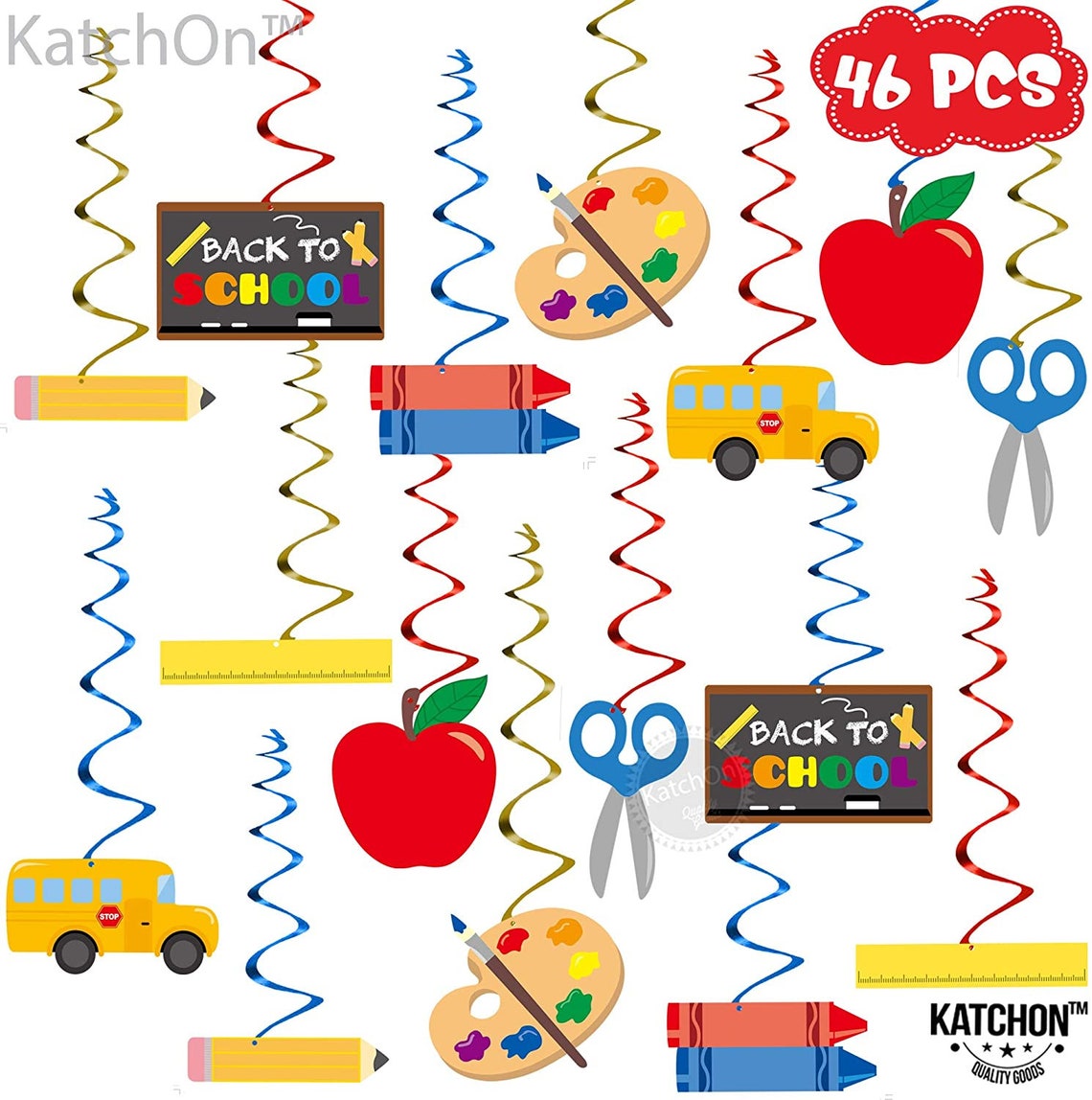 Back To School Decorations Hanging Swirls Pack Of 46 Back Etsy back-to-school-decorations-hanging-swirls-pack-of-46-back-etsy