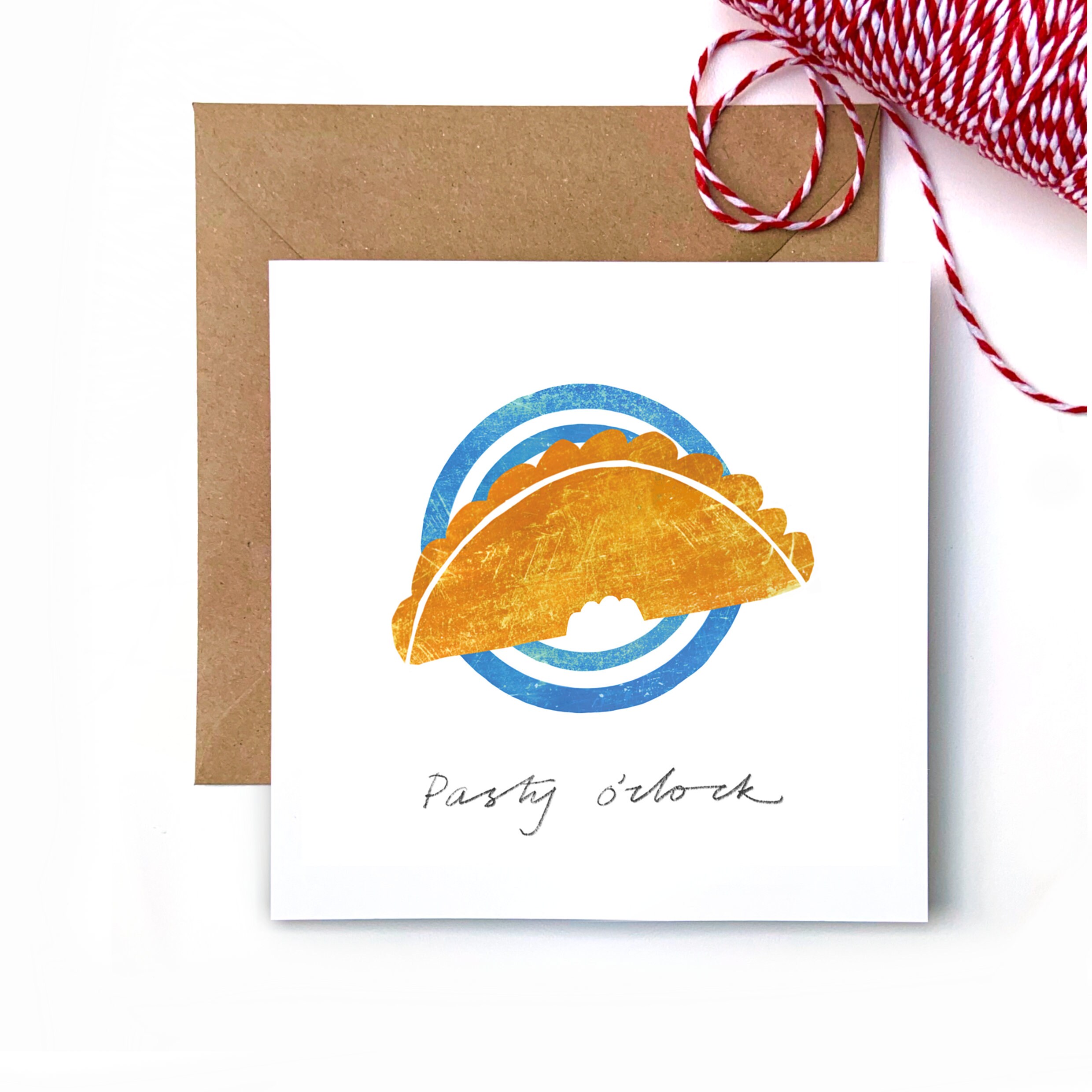 Pasty Oclock Cornish Pasty Greetings Card Fun Cornish - Etsy UK