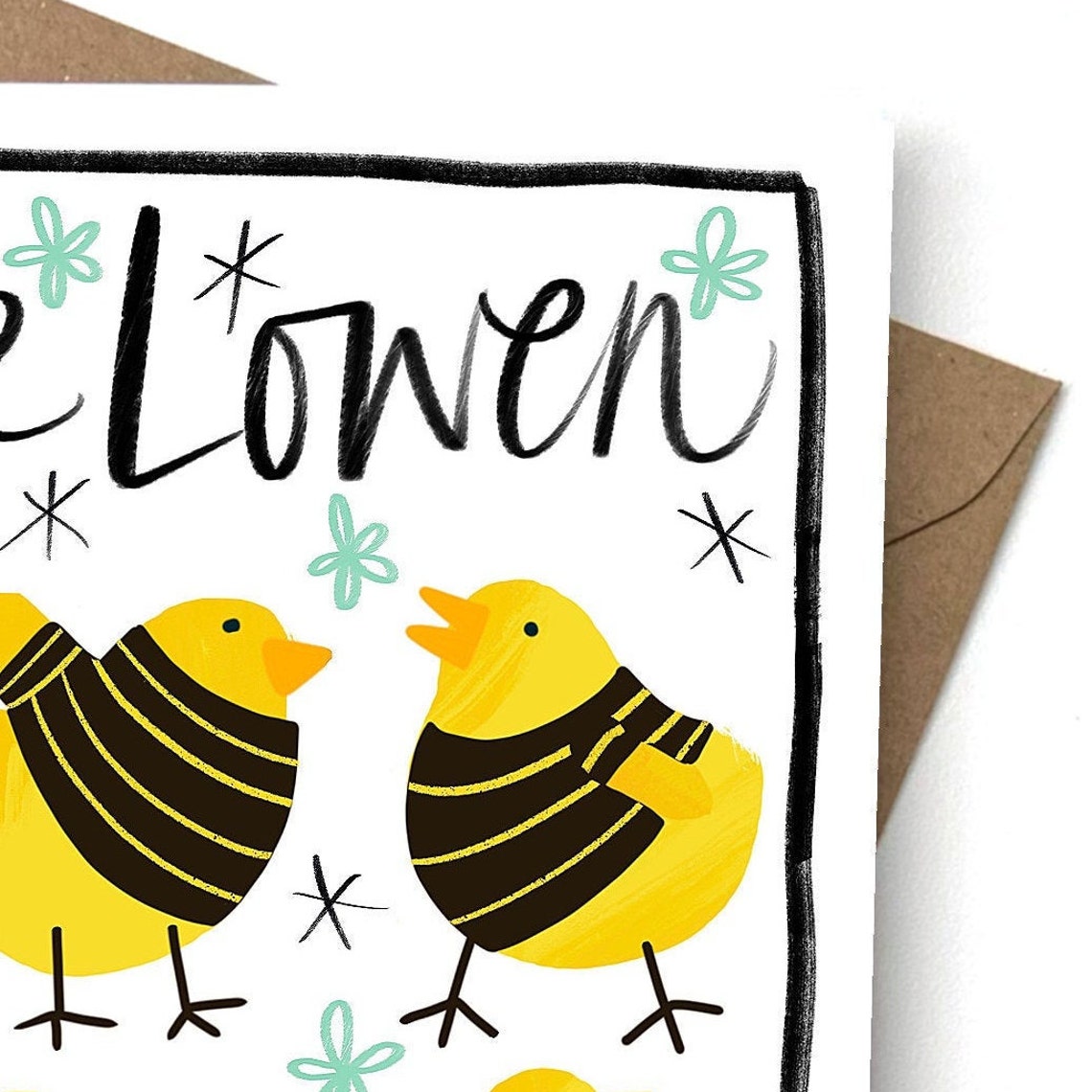 Cornish Language Easter Card Pask Lowen Happy Easter Cornish | Etsy