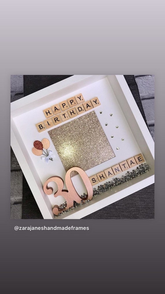 30th Birthday Picture Frame