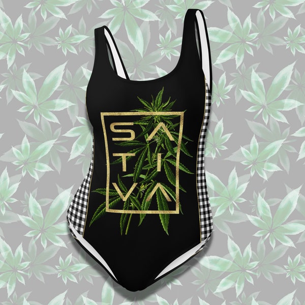 Weed Swimsuit - Etsy