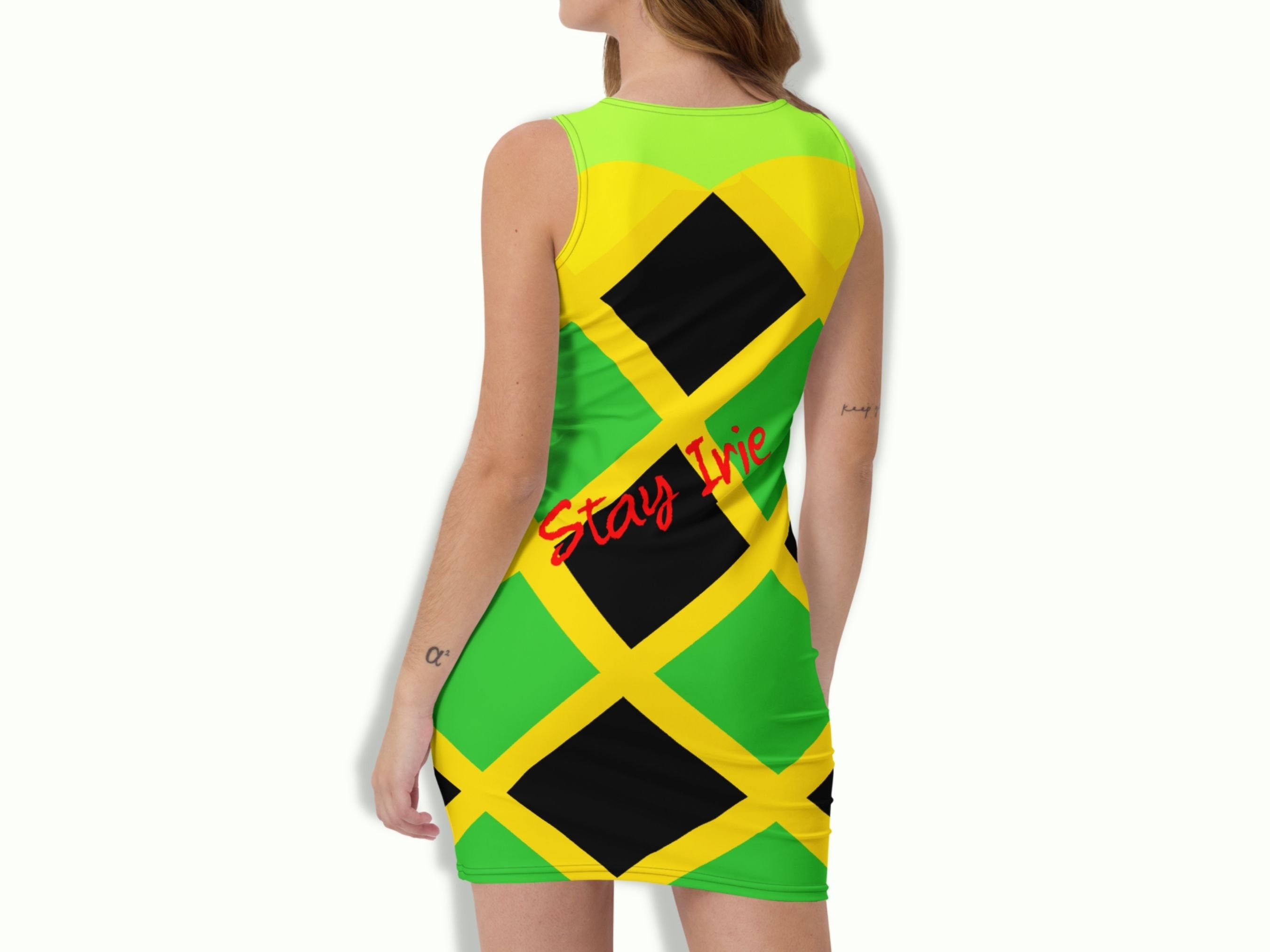 JAMAICAN CANNABIS DRESS Weed Bodycon Dress Stoners Cute Marijuana ...