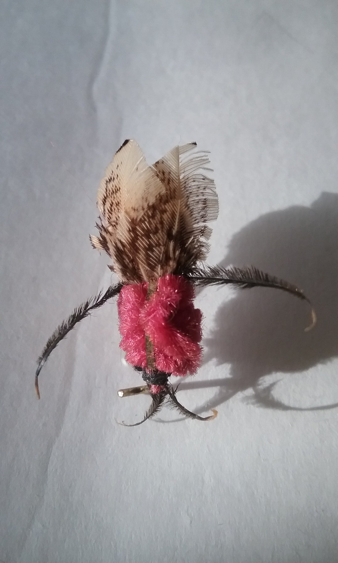 Vintage Feather Pin - Etsy
