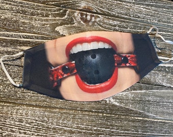 Ball Gag Face Mask | Etsy