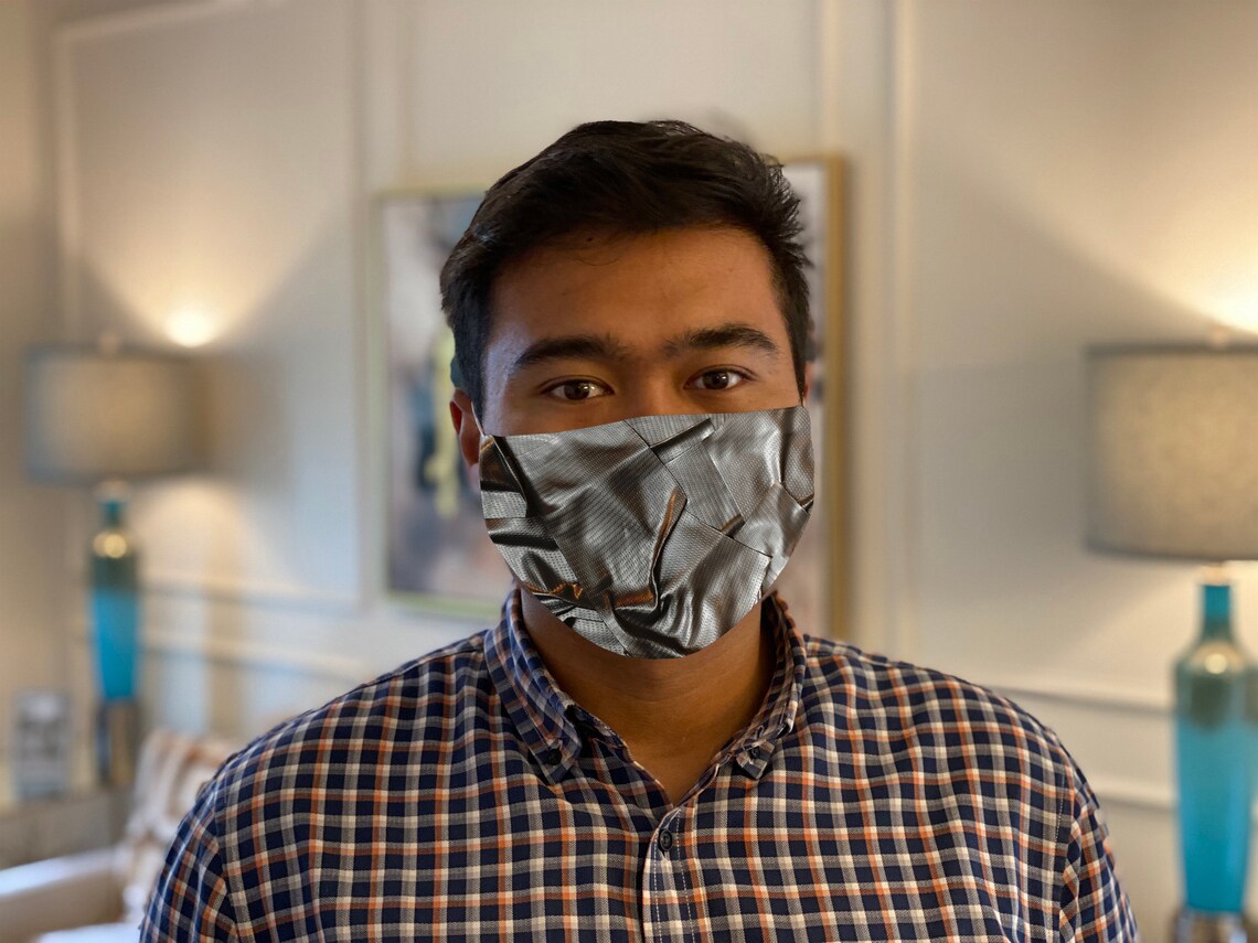 Duct Tape Face Cover Mask. - Etsy