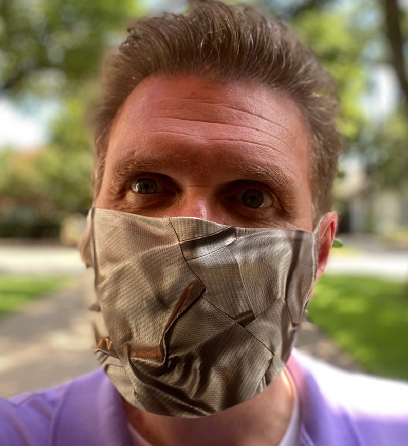 Duct Tape Face Cover Mask. - Etsy