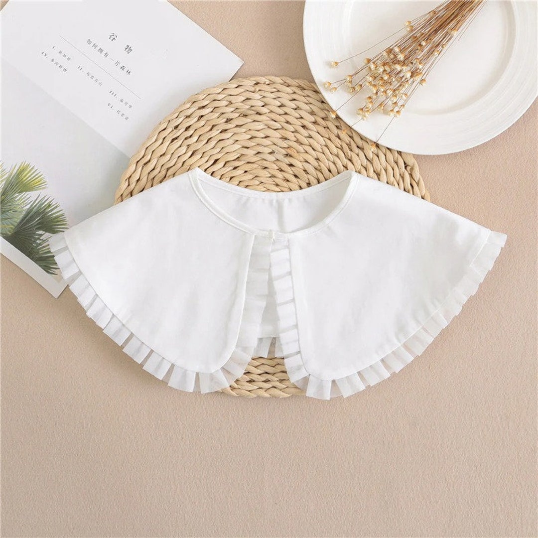 White Color Women Fake Collar Female Shirt Detachable - Etsy