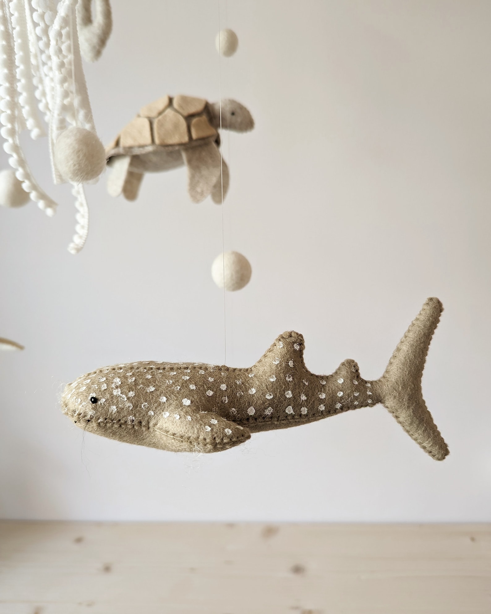 Neutral Ocean Baby Mobile, Sea Themed Nursery, Baby Mobile With ...