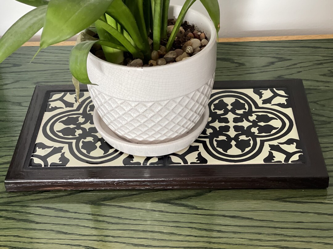 Trivet Handcrafted Oak Wood Frame - 14" X 8" Outside Dementions - Etsy