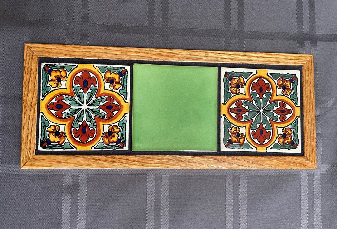 Trivet Handcrafted Oak Wood Frame - 14 1/2 " X 6" - Etsy