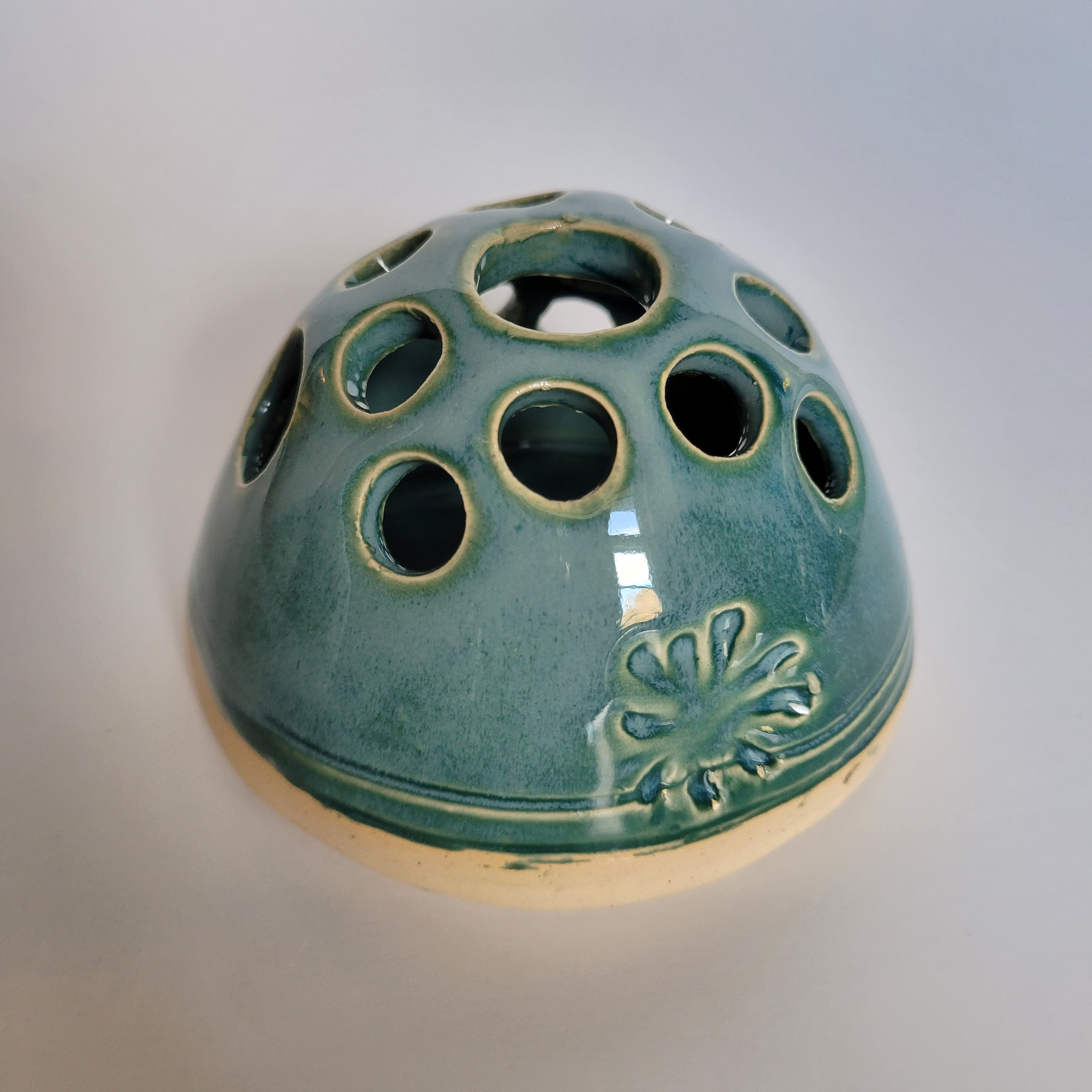 Flower Frog/handmade Ceramic Vase/rustic Pottery/contemporary Design ...