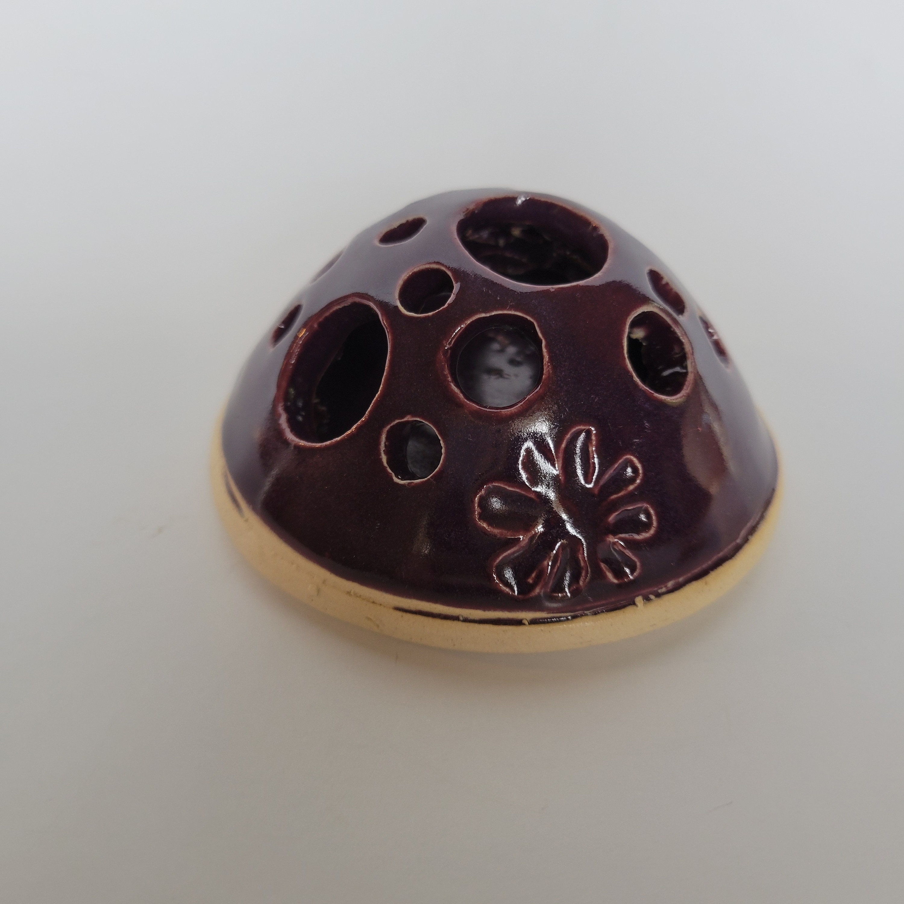 Flower Frog/handmade Ceramic Vase/rustic Pottery/contemporary Design ...